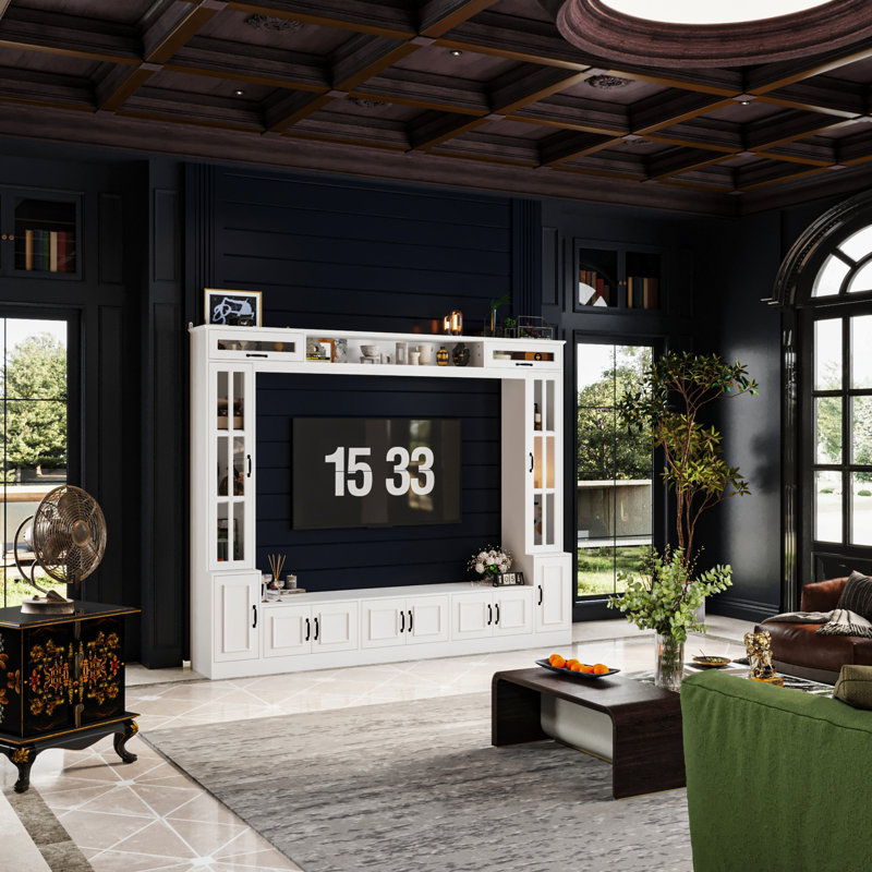 Entertainment center side cabinets store